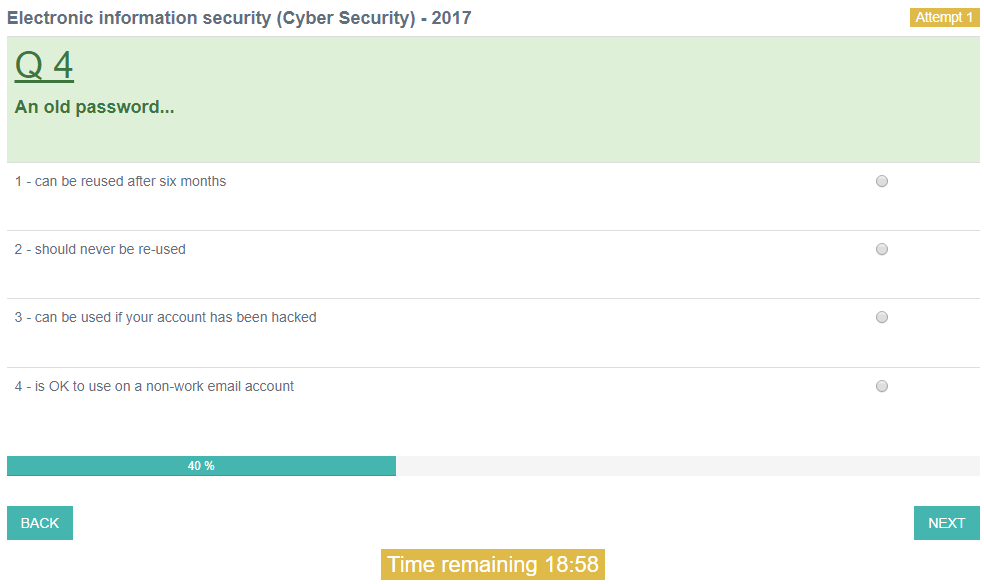 Cyber Security Staff Awareness Training Course